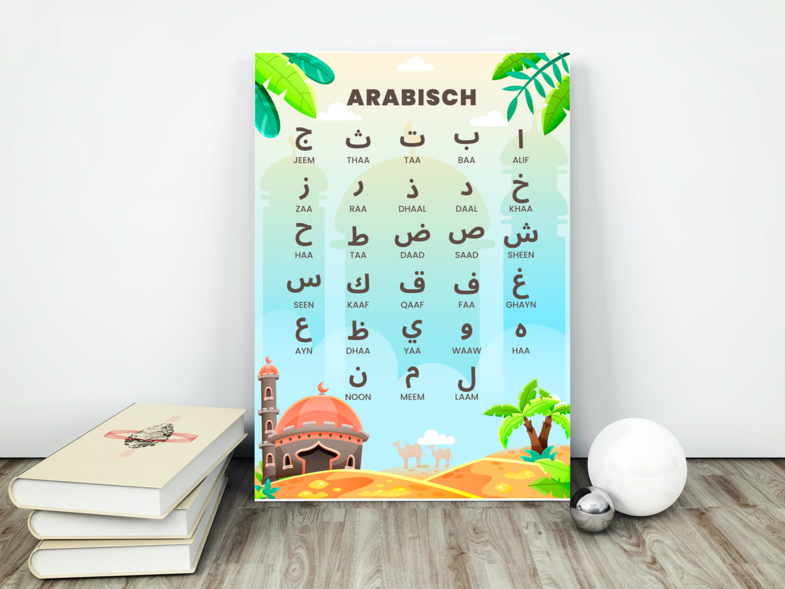 Arabisch Alfabet Poster - Educatieve Posters